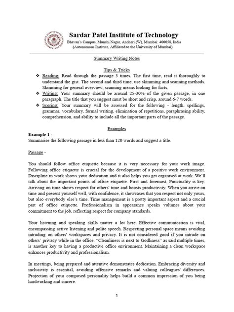 Summary Writing Examples New Pdf Intelligence Ai And Semantics Artificial Intelligence