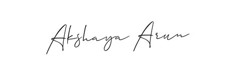 94 Akshaya Arun Name Signature Style Ideas Unique Name Signature