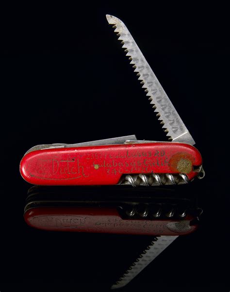 Bonhams Cars An Engraved Von Dutch Swiss Army Knife
