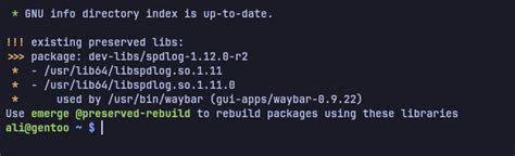 Waybar Dependency Issue Rgentoo