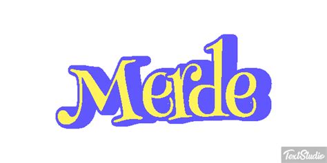 Merde Word Animated  Logo Designs