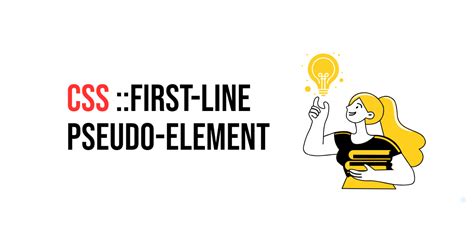 css first line pseudo element