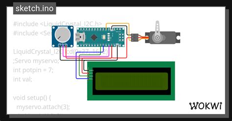 Servopot Wokwi Esp32 Stm32 Arduino Simulator