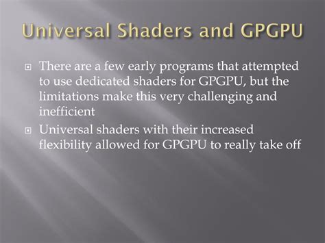 Ppt Shaders Powerpoint Presentation Free Download Id2358515