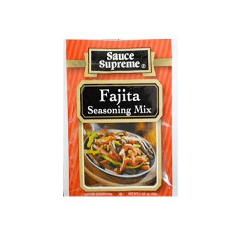 Spice Supreme Fajita Seasoning Sauce 1oz Nwa Wholesaler