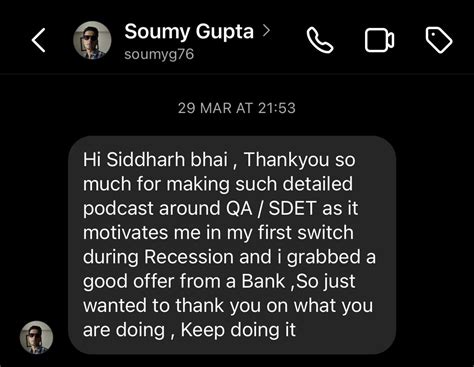 Siddharth Rathod On Linkedin Softwaretesting Qa Qualityassurance