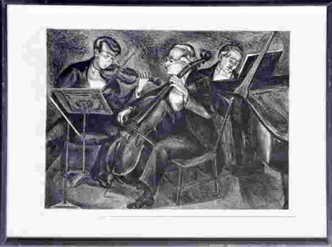 Mervin Jules The Orchestra Lithograph