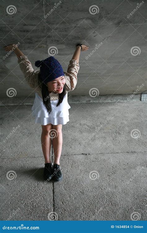 Girl Bending Over Stock Images Image 1634854