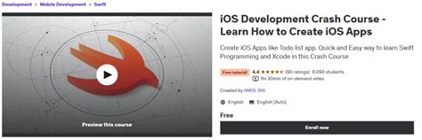 11 Best Ios Development Courses And Certifications Online Updated 2025