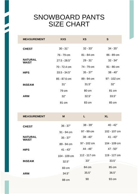 Dxl Pants Size Chart At Nadine Boden Blog