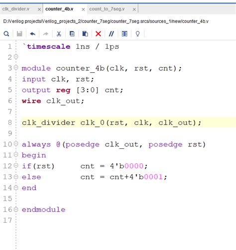 Need Help With Basic Counter Using 7 Segment Display Using Basys 3 Rfpga
