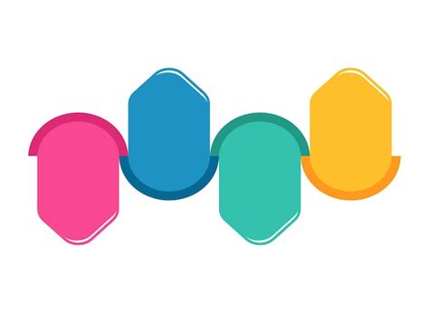 Premium Vector Four Steps Infographic Diagram Element