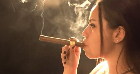 Big Cigar Inhaling Pleasure Your Smoking Fetish