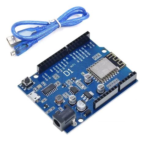 Placa Wemos D1 R2 Wifi Esp8266 Compatível Com Arduino Cabo