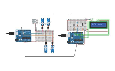 Circuit Design Robô Manipulador Tinkercad