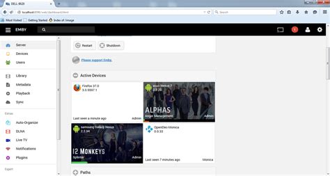 Playback Now Shown In Dashboard Kodi Emby Community