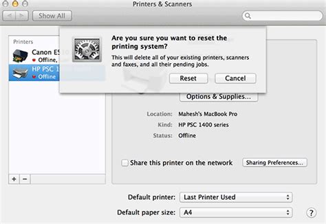 How To Reset Printers On Your Mac Make Tech Easier