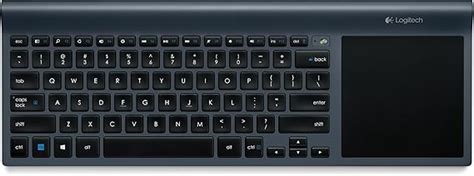 Amazon Com Logitech Wireless All In One Keyboard TK With Built In Touchpad Electronics