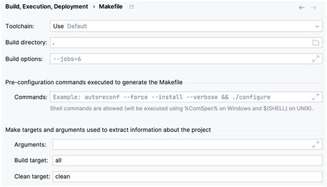 Makefile Projects Clion Documentation