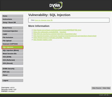 Sql注入攻防实验【实验环境：kali Linux；windows Server 2003】kali Sql注入 Csdn博客
