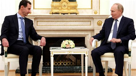 Putin Meets With Syrian President Assad In Moscow The Moscow Times