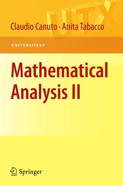 Mathematical Analysis Ii Premiumjs Store