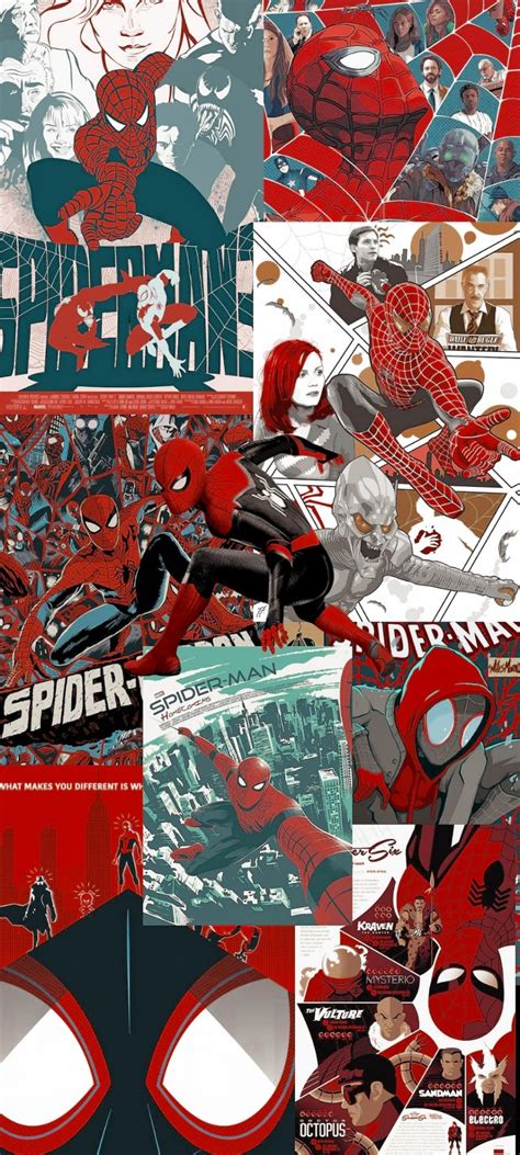 Spider Man Collage Wallpapers Wallpaper Cave