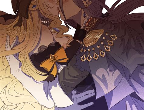 Clorinde And Navia Genshin Impact Drawn By Bscdraws Danbooru