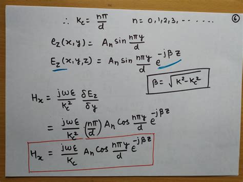 Derivation Of Parallel Plate Waveguide