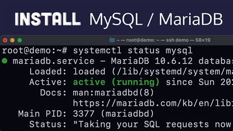 Install And Configure Mysql Mariadb Ubuntu Youtube