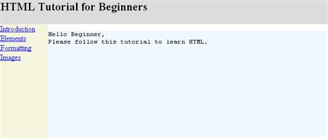 Html Layout Html Tutorial By Wideskills