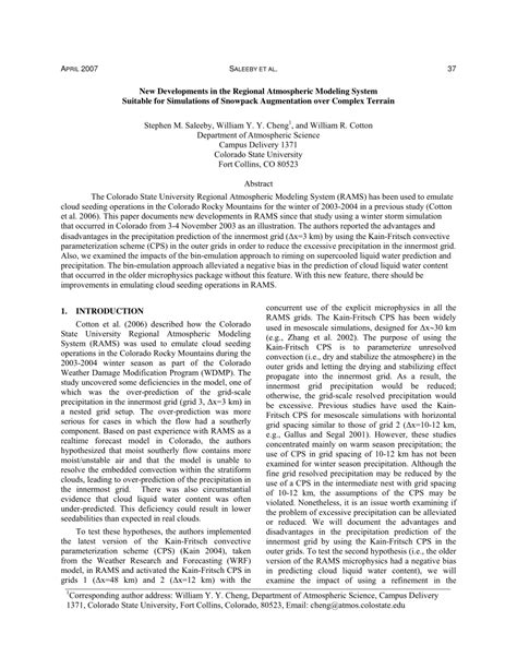 pdf new developments in the regional atmospheric modeling system