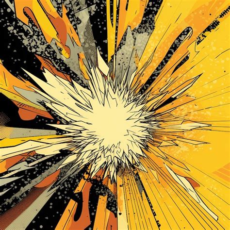 Premium Photo Exploding In A Comic Cartoon Style Background