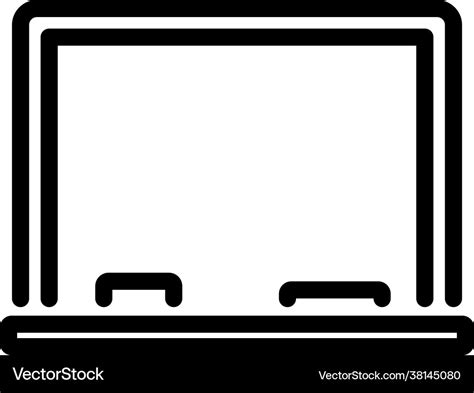 Icon Classroom Blackboard Royalty Free Vector Image