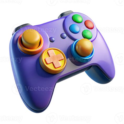 Purple 3d Game Controller Illustration 54591084 Png
