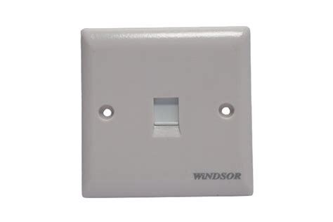 Windsor Ivory 1 Gang Rj45 Data Socket E442 Thames Electrical