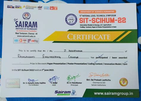 Keerthana J On Linkedin Sitscihum Event Symposium2022 Coding