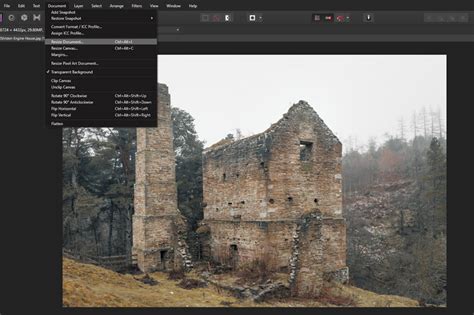 How To Crop Resize Sharpen And Export A Photo Using Affinity Photo For Web Use Envato Tuts