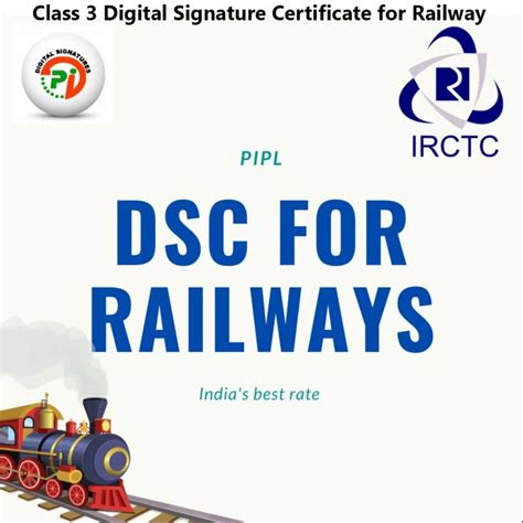 Class 3 Digital Signature Certificate For Railway In Noida Id
