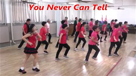 You Never Can Tell｜line Dance By Sally Hung｜demo And Walkthru｜不可思議｜含導跳｜4k Youtube