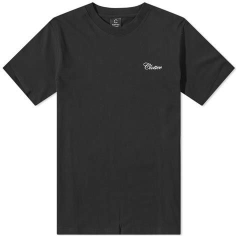 Clottee By Clot Script Logo T Shirt Black End Kr