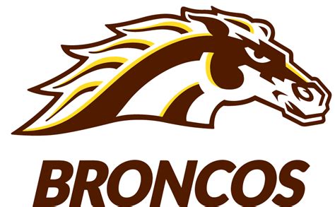 Western Michigan University Bronco Logo Western Michigan Broncos Wmu