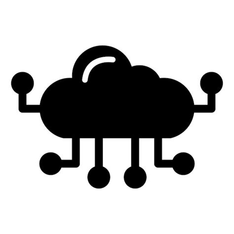 Premium Vector Cloud Computing Vector Icon Design Illustration