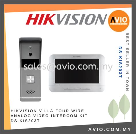 Hikvision Ip65 Weatherproof 4 Wire Analog Video Intercom 2mp Camera 7
