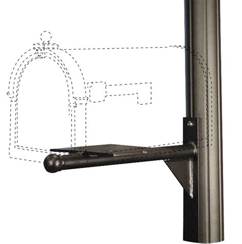 Ashley Front Single Mailbox Mounting Bracket Forsite