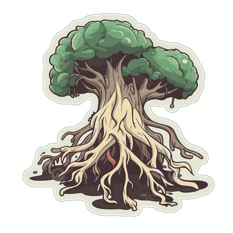 A Cartoon Shaped Tree Clipart Png Vector Psd And Clipart With