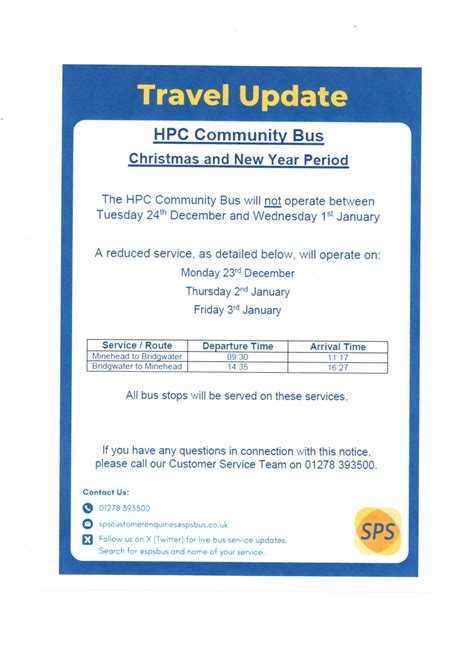 HPC Community Bus Cannington Parish Council