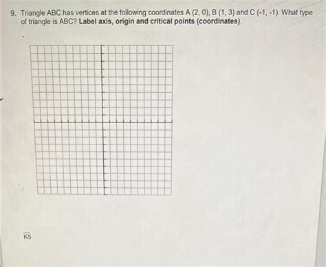 Solved 9 Triangle Abc Has Vertices At The Following