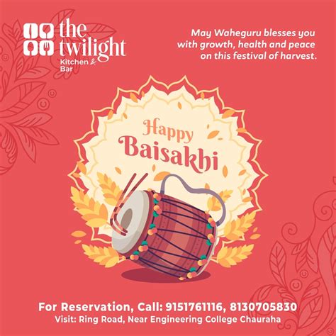 On This Baisakhi Let Us Pray The Twilight Kitchen And Bar