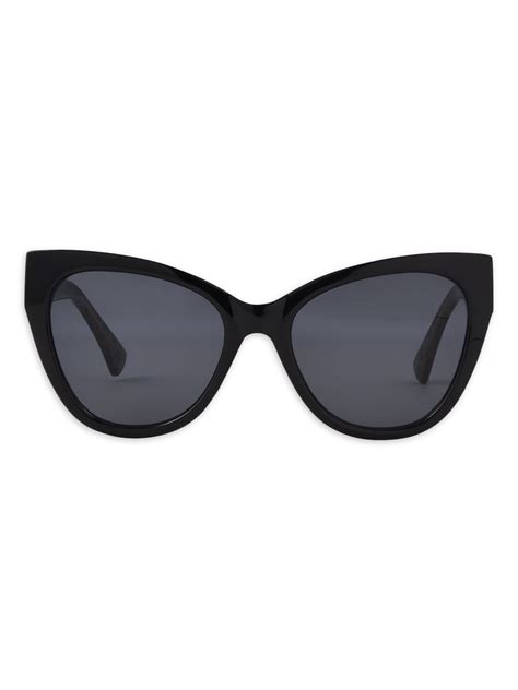Sofia Vergara Womens Cat Eye Black Adult Sunglasses